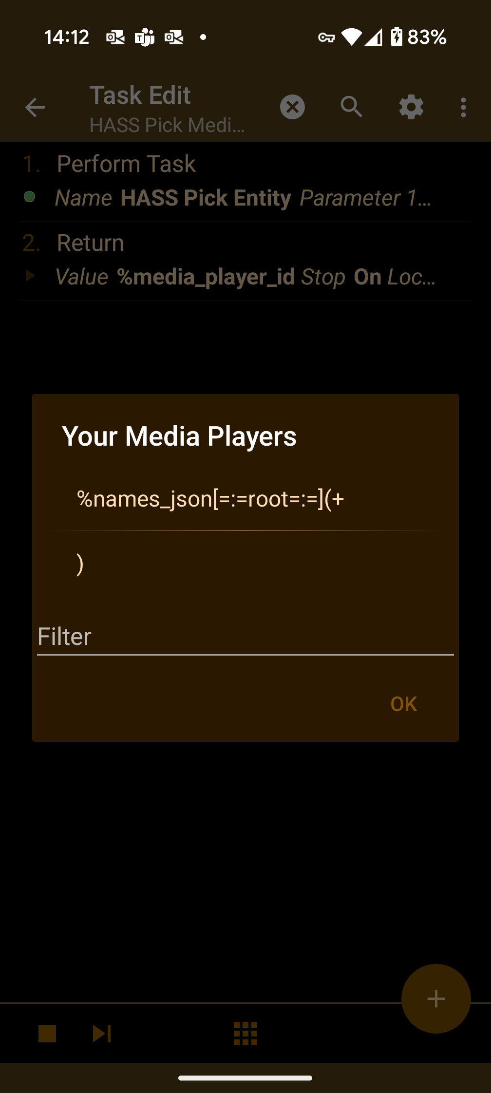 Help with Home Assistant Integration | Tasker Feature Requests